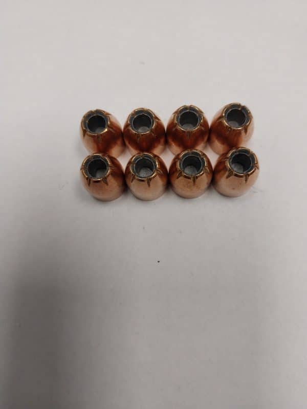 .45 Caliber, 185 grain, Jacketed Hollow Point (JHP), Zero Bullets 500 per box - Green Country Ammo