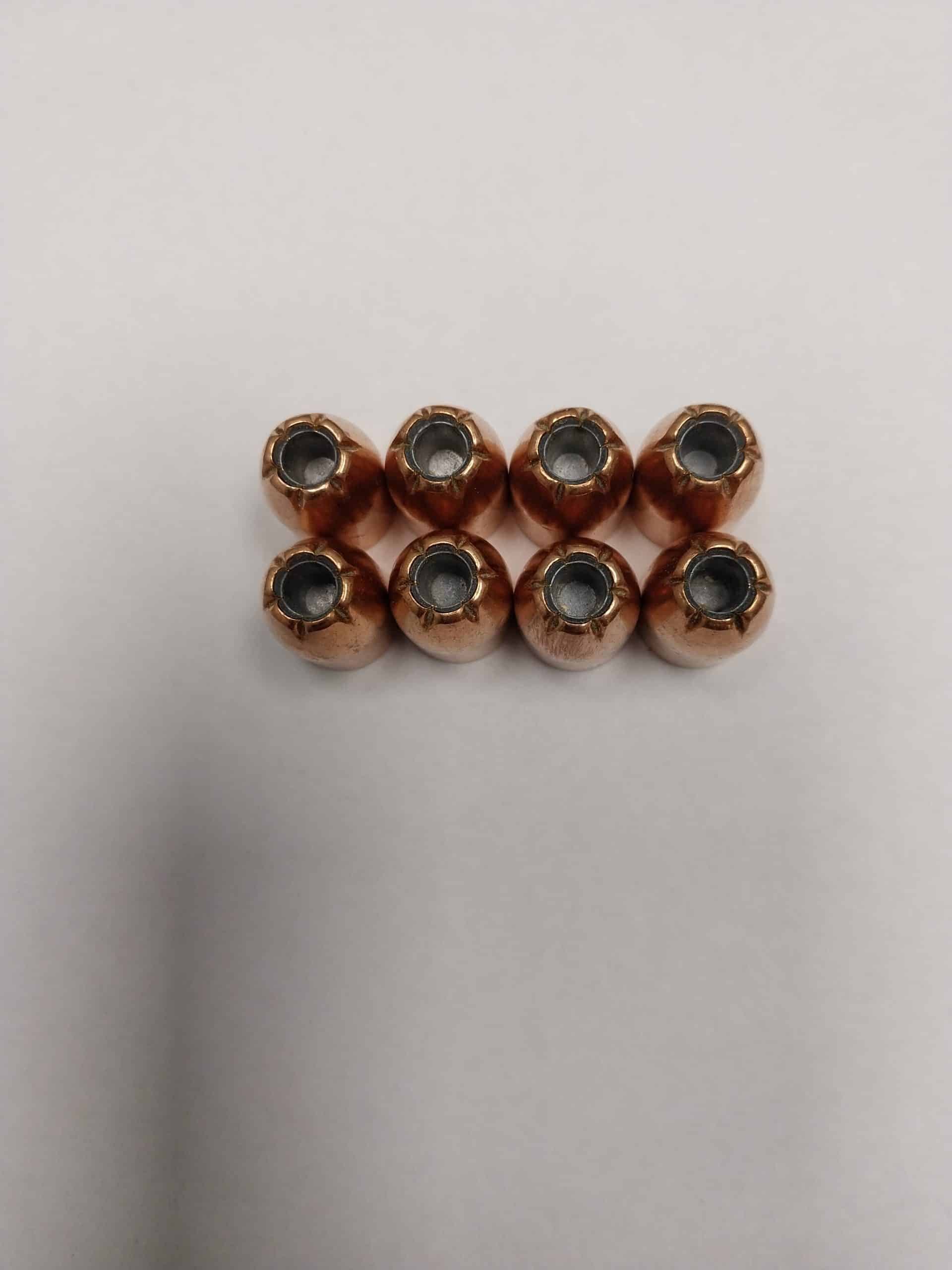 .45 Caliber, 230 grain, Jacketed Hollow Point (JHP), Zero Bullets 500 per box - Green Country Ammo